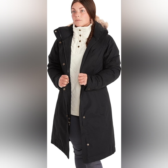 Marmot | Jackets & Coats | Marmot Chelsea Coat Water Resistant Down Coat In Black Sz S | Poshmark